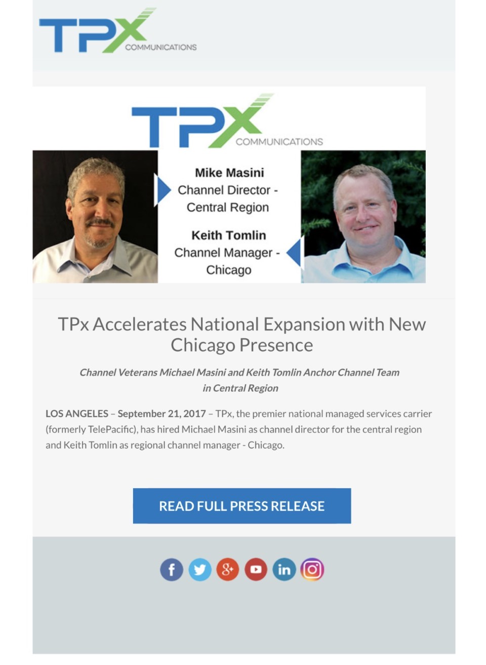 TPx Accelerates National Expansion with New Chicago Presence ...