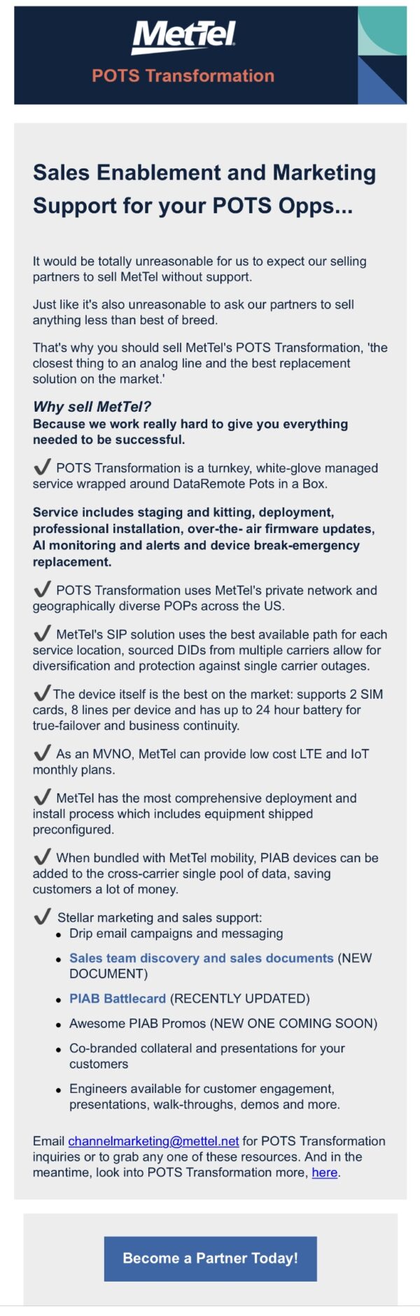 POT(s) meet Kettle…MetTel’s PIAB expectations | iAgentNetwork
