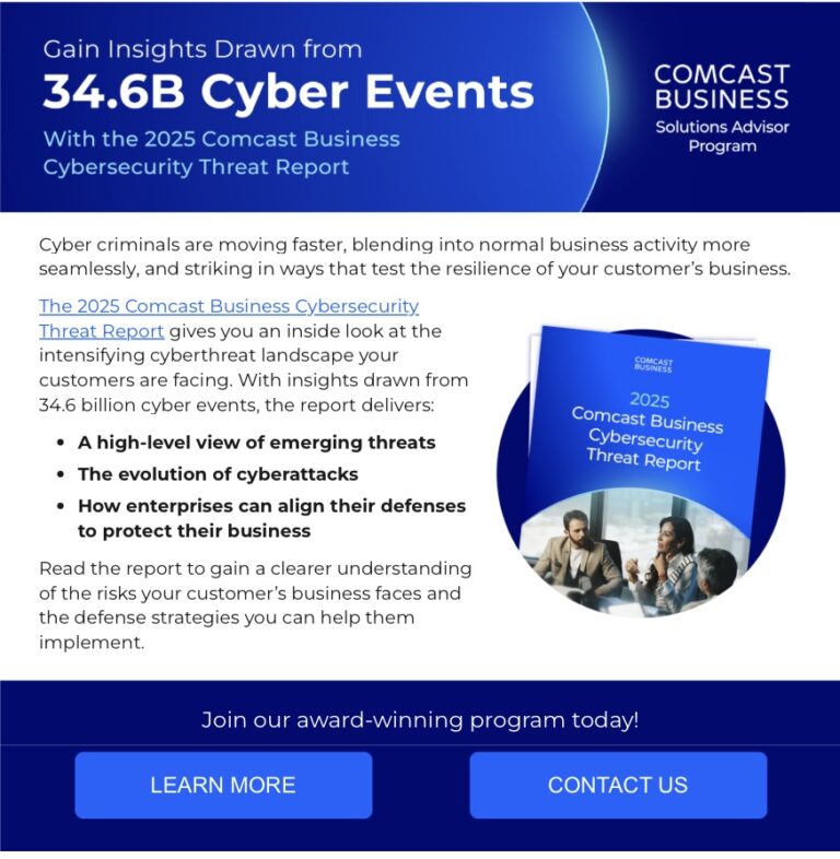 The Comcast Business Cybersecurity Threat Report Offers Insights from ...