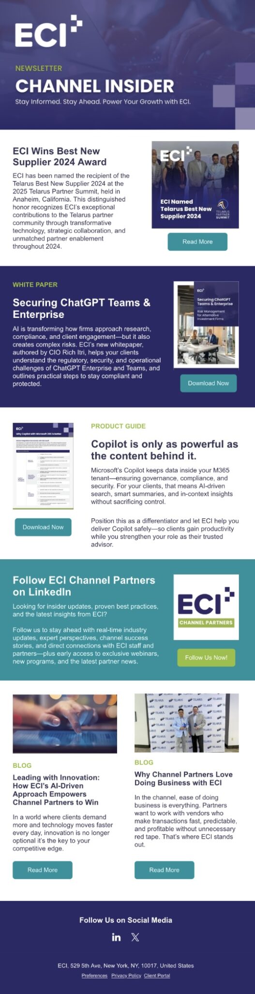 ECI Channel Partner Insider Newsletter | October 2025 | iAgentNetwork